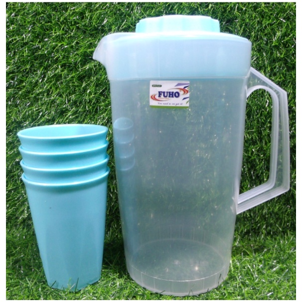 BP FUHO 2.5 Liters Water Pitcher Tumbler Set Pitsel Pastel Color | Shopee Philippines
