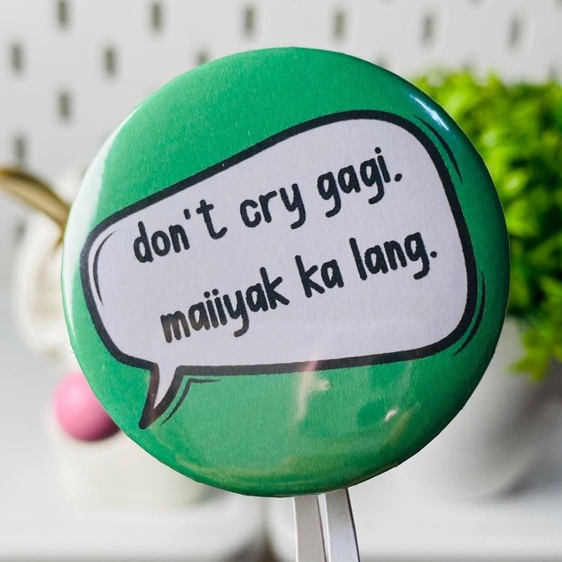 Pinoy Phrases Button Pin Badge | Shopee Philippines