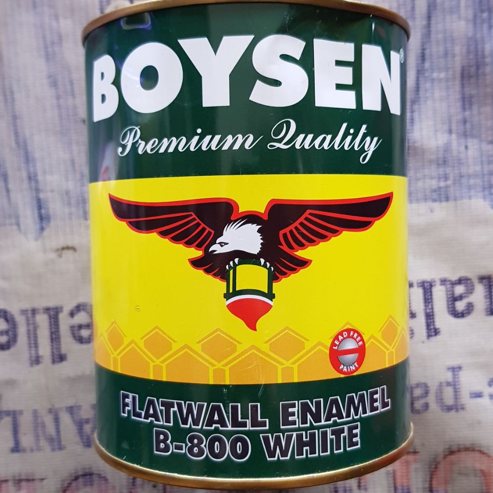 B-800 BOYSEN FLAT WALL ENAMEL 1L | Shopee Philippines