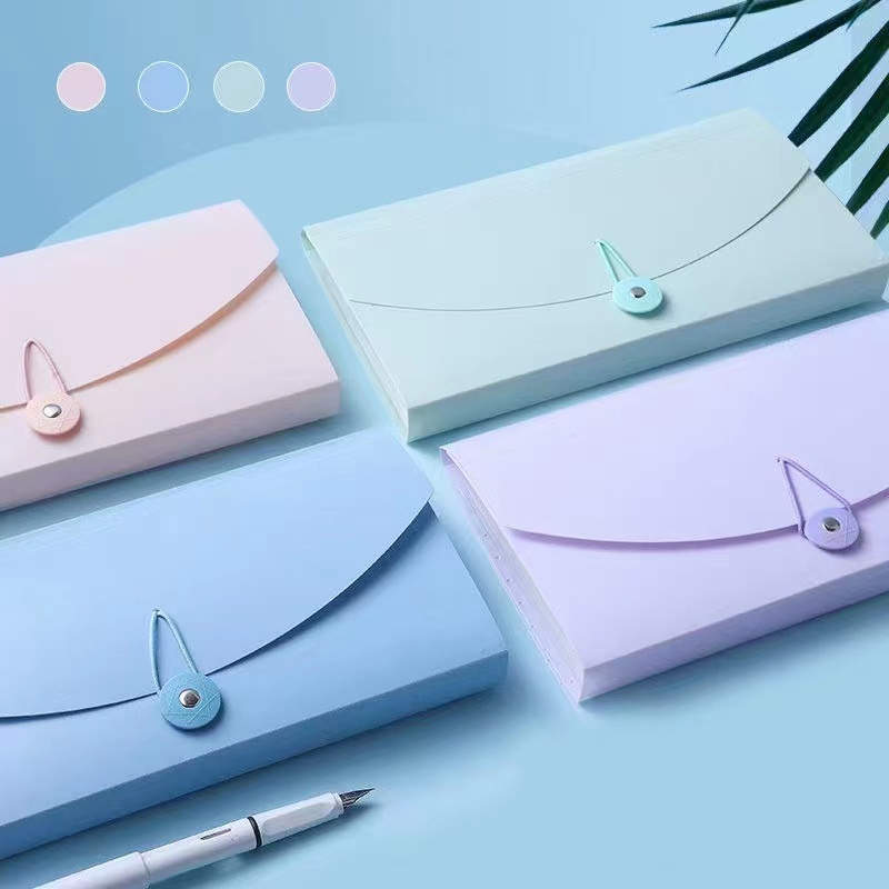 Color Small File Organizer Multi-Layer Expandable Water-Proof Receipt ...