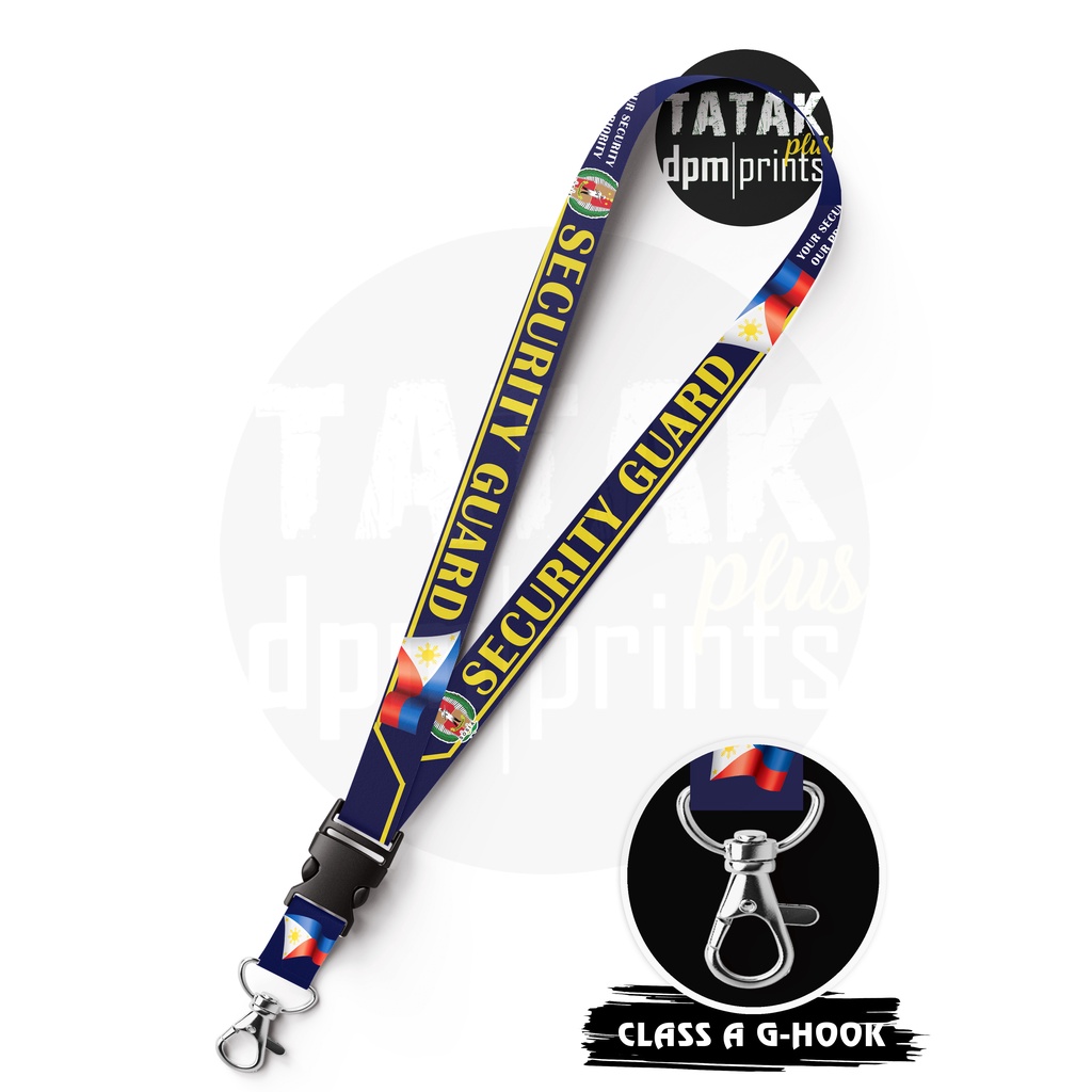 Security Guard Lanyard ID Lace ID cord Sling | Shopee Philippines