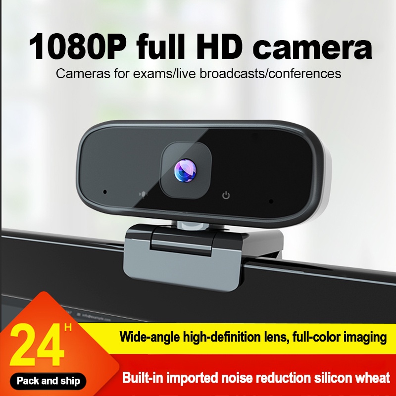 Webcam 1080P Full HD 4k Rotatable Video Call Camera For PC Laptop With ...