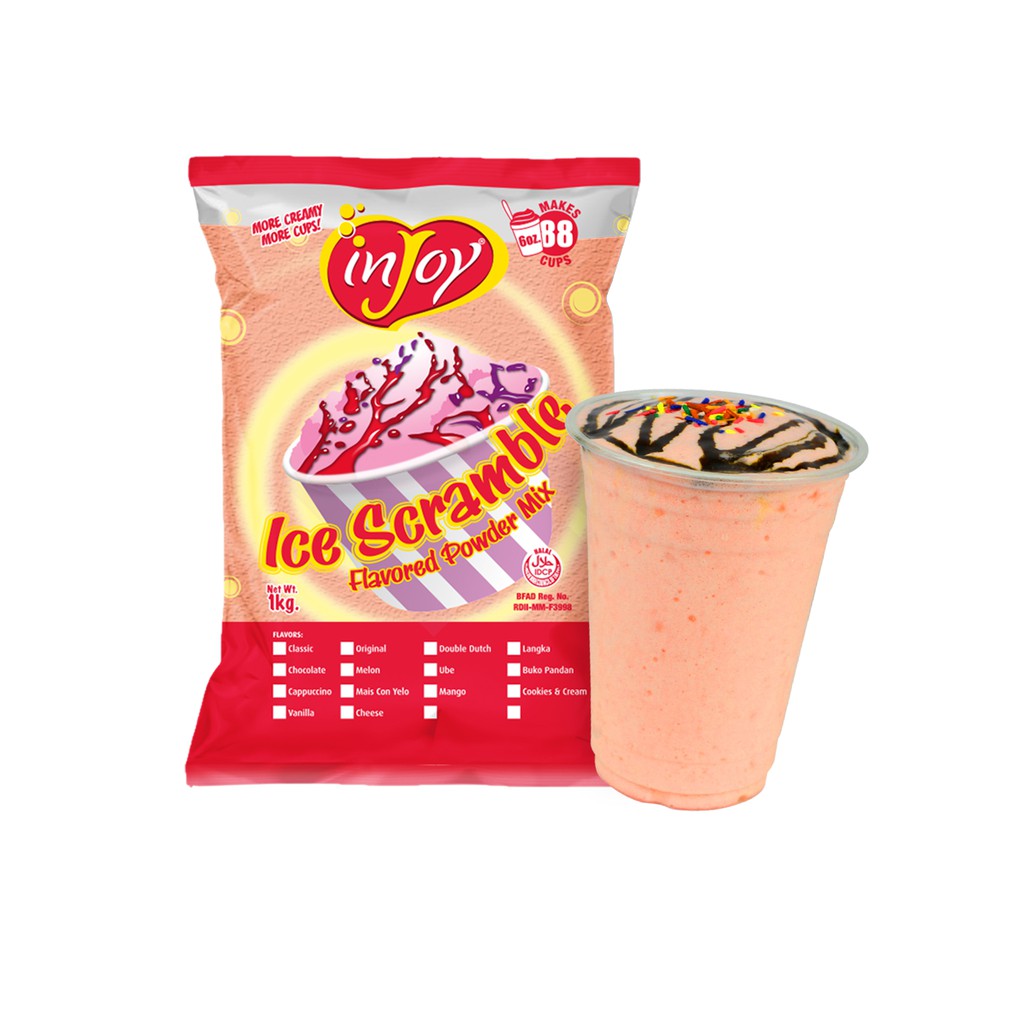 inJoy Melon Scramble Powder 1kg | Classic Pinoy Dessert | Shopee ...