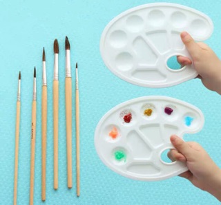 Painting Mixing Plate / Mixing Plate | Shopee Philippines