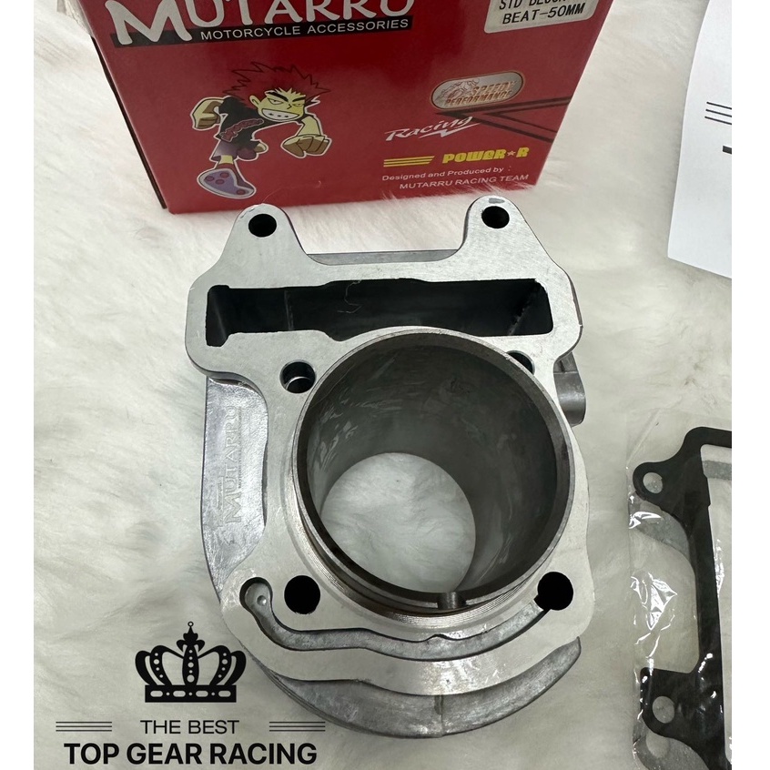 MUTARRU CYLINDER BLOCK SET WITH Freebies STD BLOCK SET HONDA BEAT 50MM ...