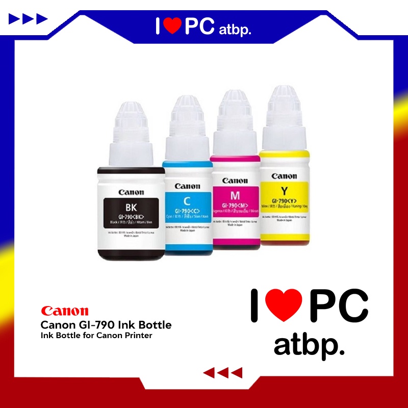 Canon GI-790 Ink Bottle, For G1000/1010/2000/2010/2012/3000/3010/3012 ...