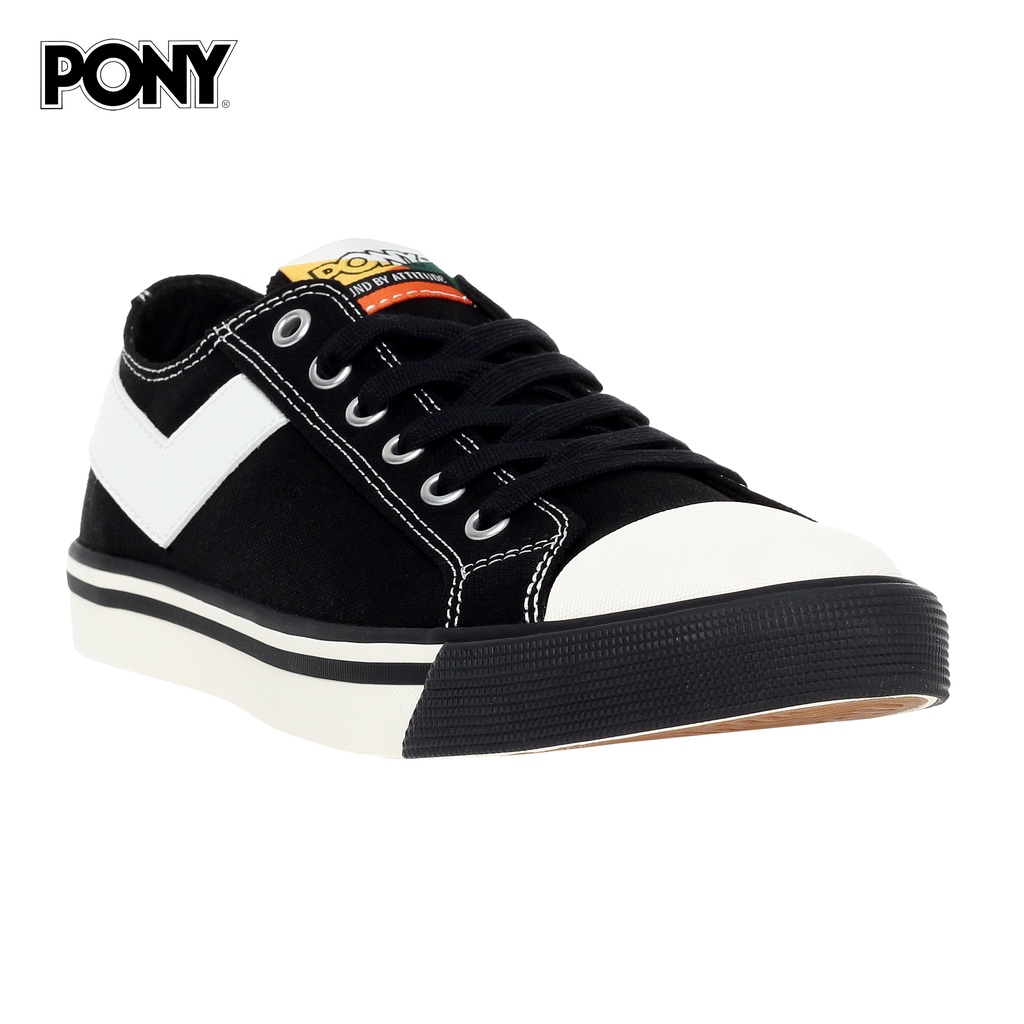Pony Men's - Shooter Low (Black/White) | Shopee Philippines