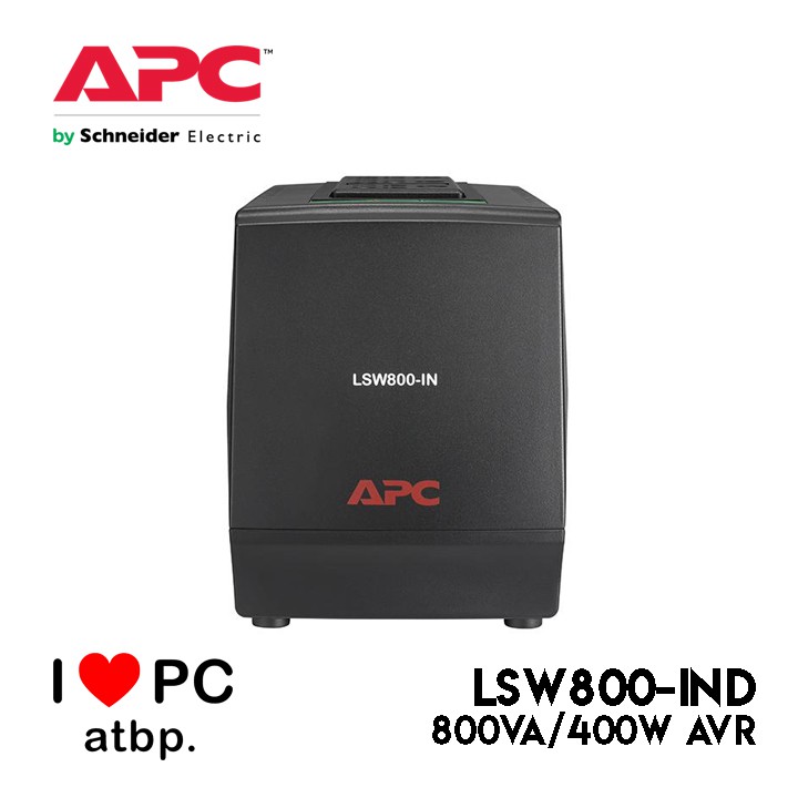 APC AVR 800VA/400W Automatic Voltage Regulator (LSW800-IND, 3 Outlets ...