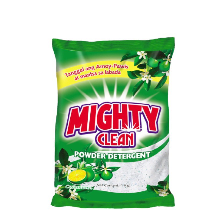 Mighty Clean Detergent Powder Calamansi - Powder Green 1 Kilo | Shopee ...