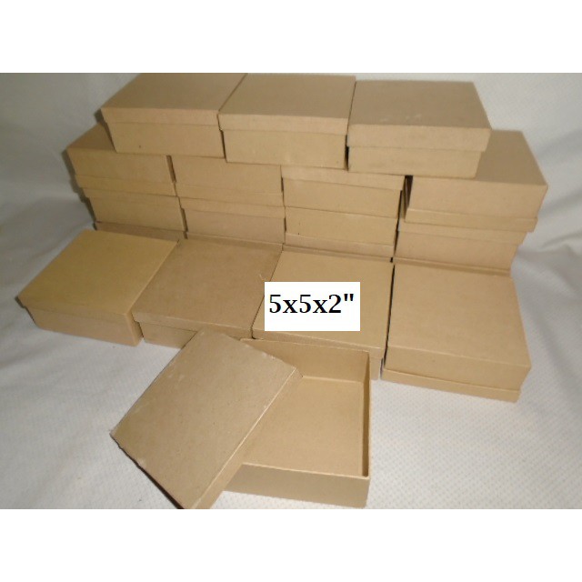Cardboard Paper Mache Boxes / Craft Brown Buff Boxes | Shopee Philippines