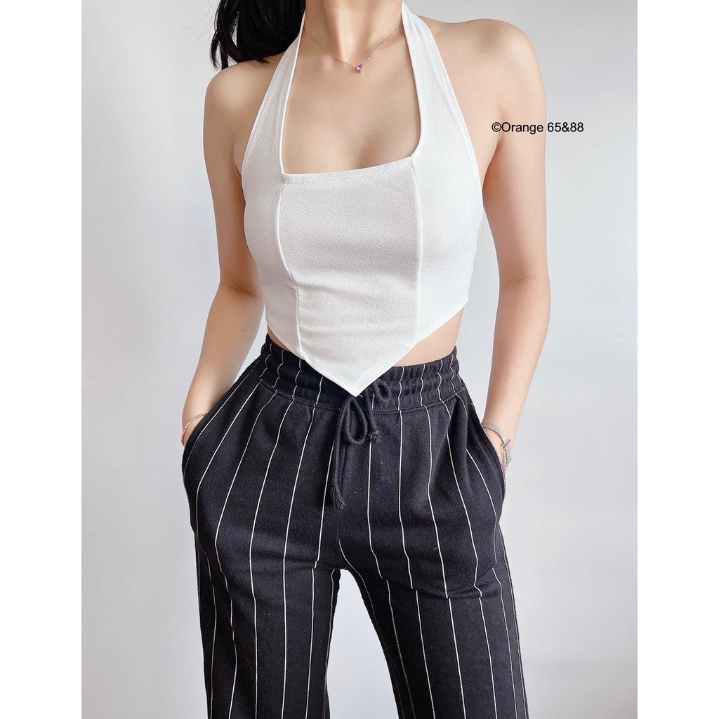 Reinna Crop Top (crepe fabric) | Shopee Philippines