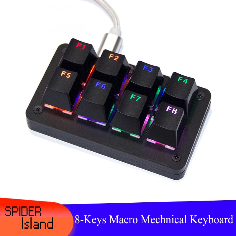 New Macro Function Keyboard Shortcut Mechanical Keyboard RGB Backlight 