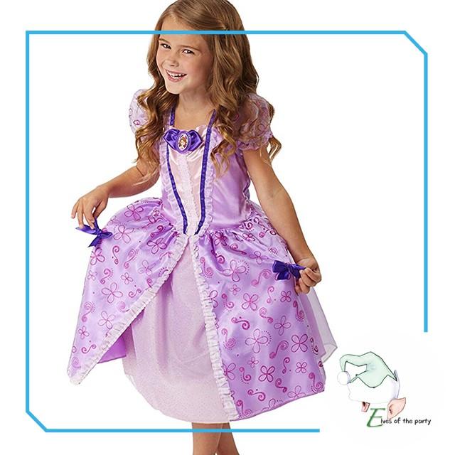 Sofia The First Curtsy Dress Gown Halloween Costume Shopee Philippines