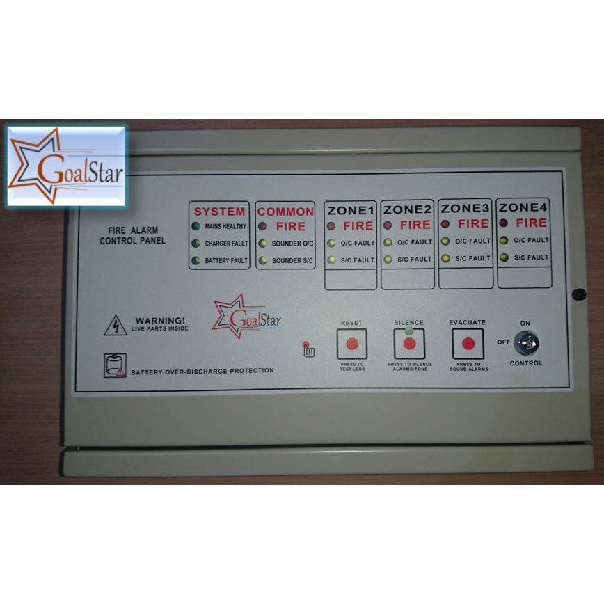 Fire Alarm Control Panel FACP 4 Zone (with FREE Battery) | Shopee ...