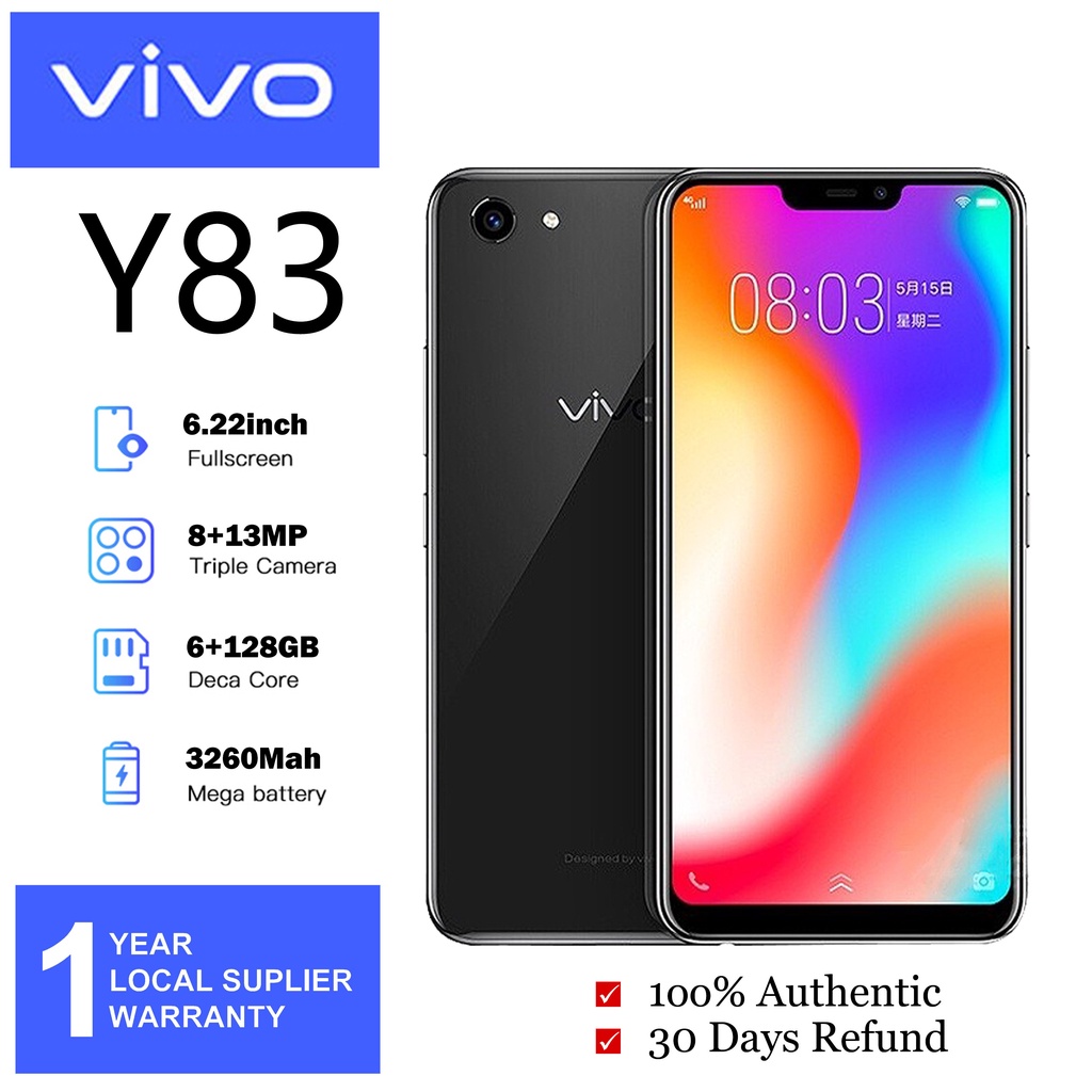 Vivo Y83 6gb 128gb Smartphone Brand New Original Android Cellphone Full