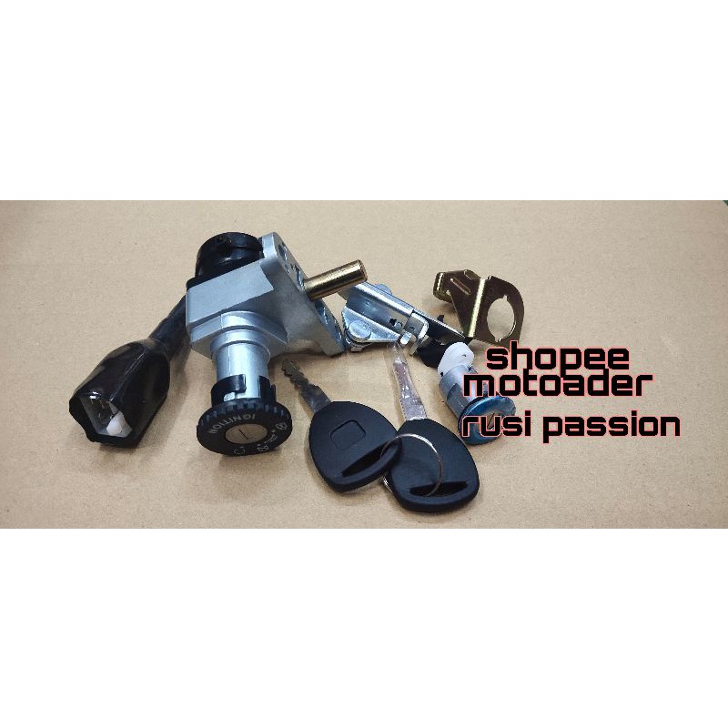 Rusi passion ignition swtich set ignition key rusi passion | Shopee ...