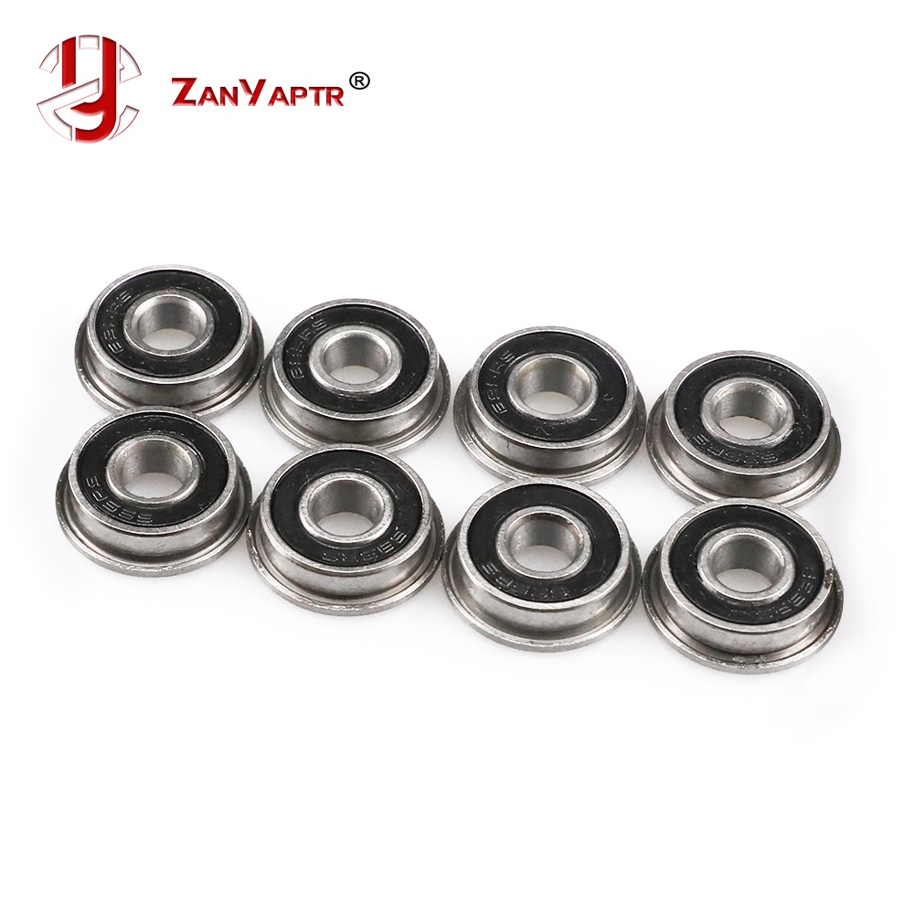 3D Printer 10Pcs F695-2RS Bearing 5X13X4mm Flanged Miniature Deep ...