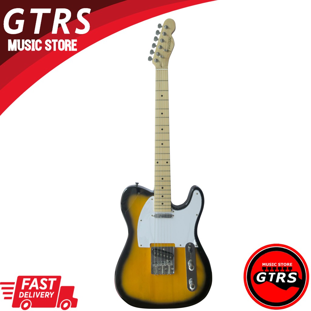 Fernando Telecaster Electric Guitar (Sunburst) | Shopee Philippines
