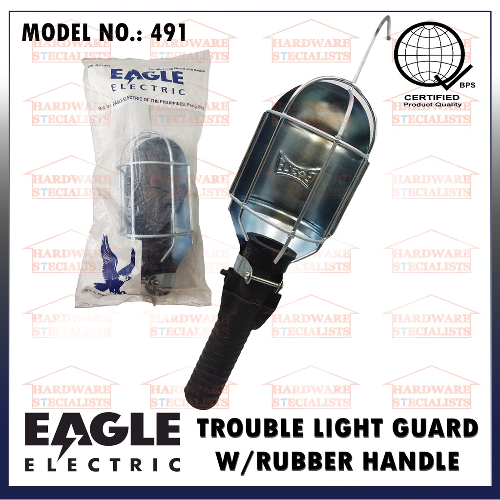 Eagle Trouble Light Guard w/ Rubber Handle Model No. 491 Original ...