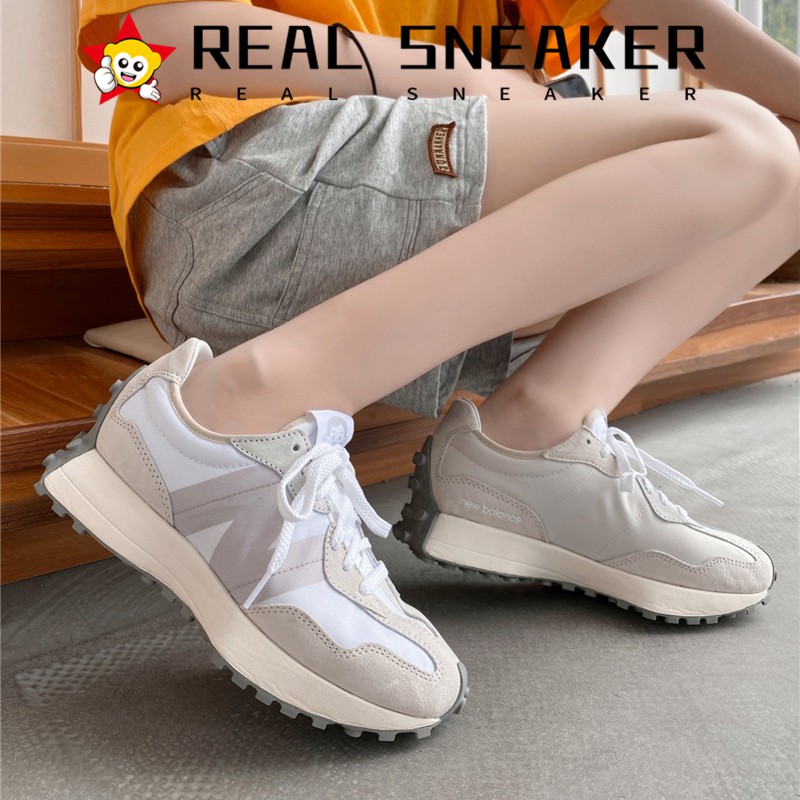 New Balance 327 NB327 Black White Silk Male Female Running Shoes Sports ...