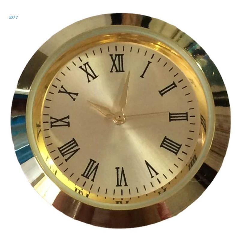 NERV Clock Quartz Movement Round Clocks Head Insert Classic Clock Craft ...