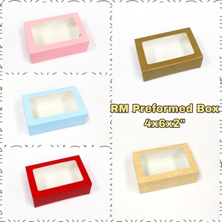 RM BOXES 4x6x2 Preformed Cake Box / Pastry Box ( 5 / 10 / 20 pcs per ...