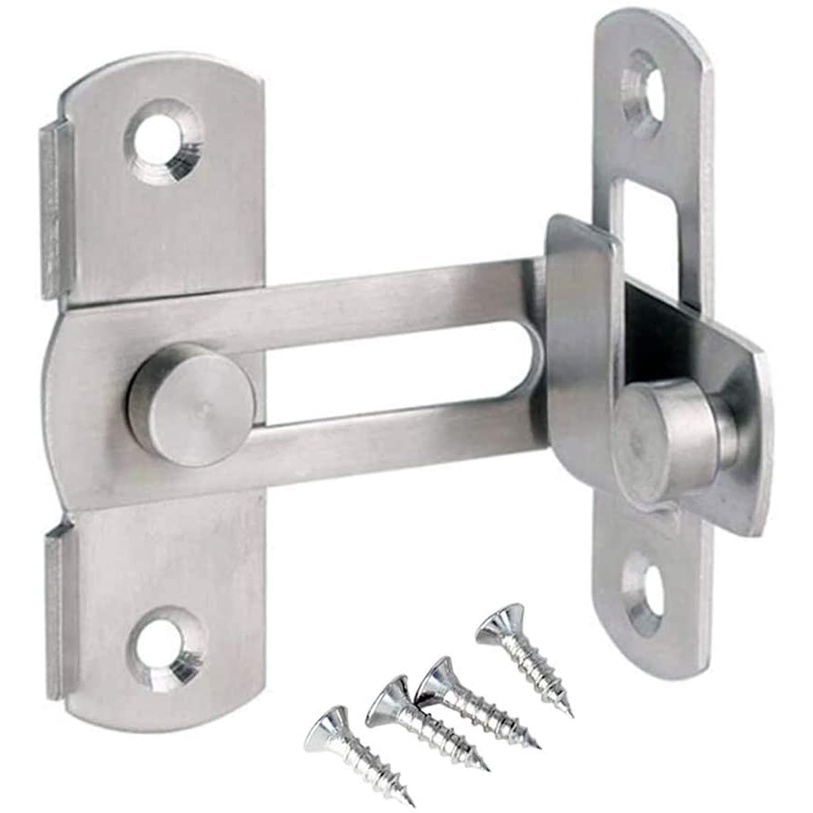 Flip Door Sliding Latch 90 Degree, Stainless Steel Right Angle Safety ...
