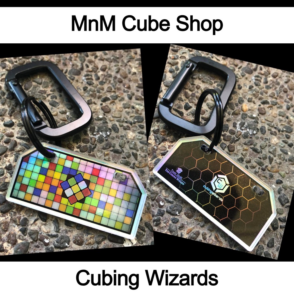 Mini Plate Keychain (Hologram) - MnM Cube Shop Keychain Souvenir ...