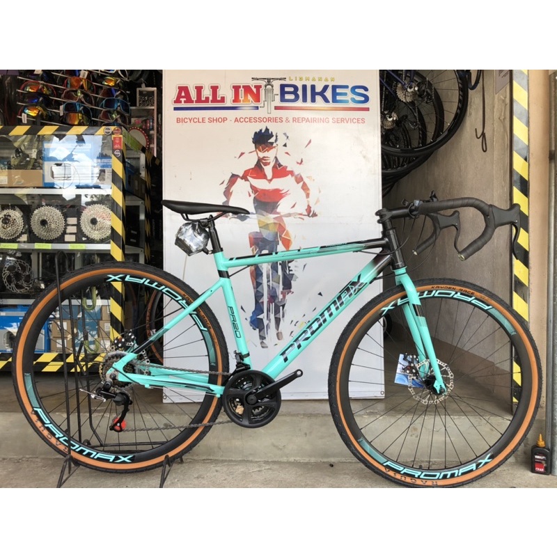 Promax PR20 Gravel Bike With 5 freebies | Shopee Philippines
