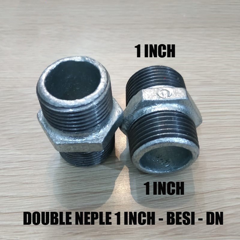 Double NEPLE - DN - 1 INCH - Iron - GALVANIS - DOUBLE NEPEL | Shopee ...