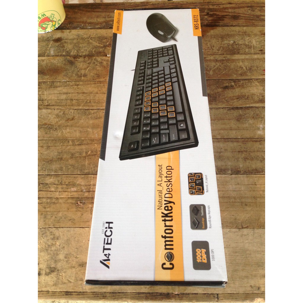 ORIGINAL A4tech Keyboard and Mouse bundle PS2 | Shopee Philippines