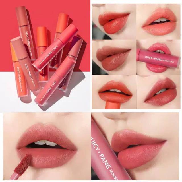 / Apieu Juicy Pang Mousse Tint Pk01 Cr01 Be01 Lip Tint Mlbb My Lips But Better | Shopee Philippines