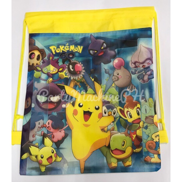 12pcs Pokemon Drawstring Bag / pikachu ecobag / pokemon giveaways bag ...