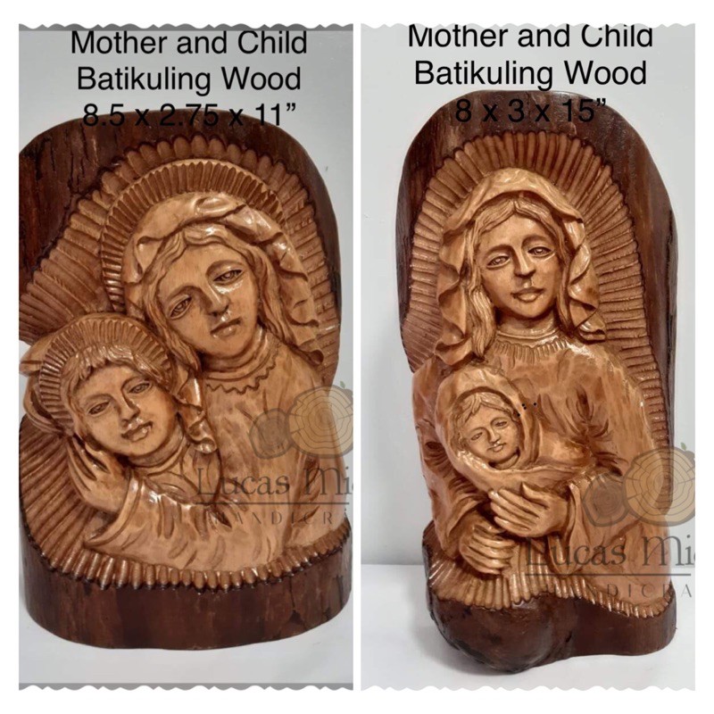 MOTHER and CHILD (Batikuling Wood) | Shopee Philippines