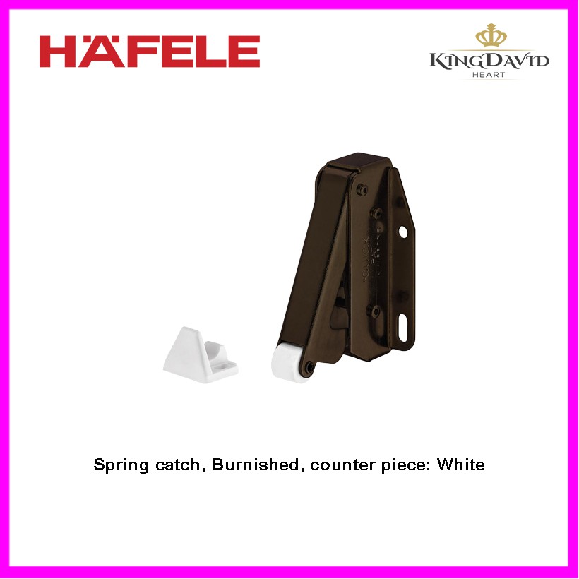 Hafele Spring catch, Burnished, counter piece: White | Shopee Philippines