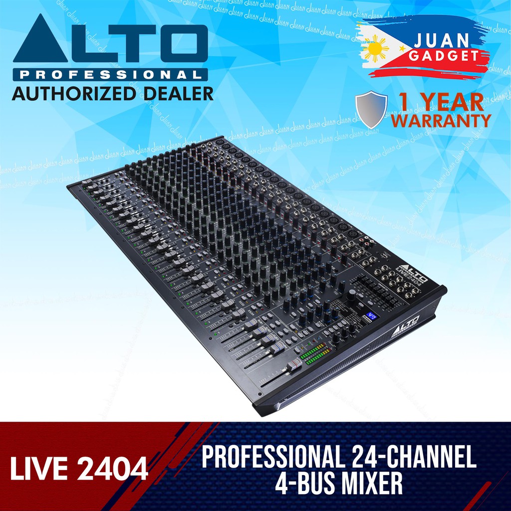 Alto Professional Live 2404 | 24-Channel / 4-Bus Mixer with 18 XLR ...