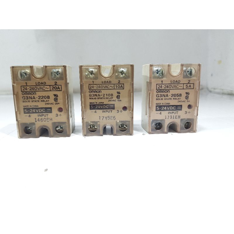 Solid State Relay 5A,10A,20A DC24V G3NA-205B/210B/220B OMRON(Original ...
