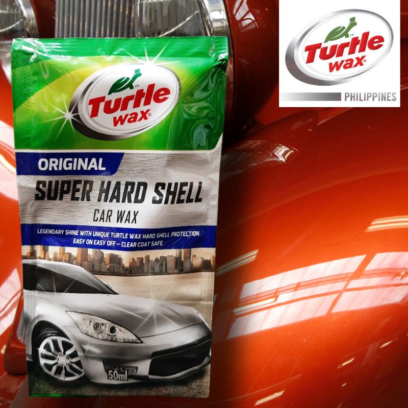 TURTLE WAX SUPER HARD SHELL CAR WAX (50ml) | Shopee Philippines