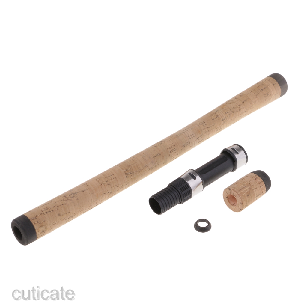 [CUTICATE] Fishing Rod Cork Handle DIY Lomg Straight Handle Pole Cork ...