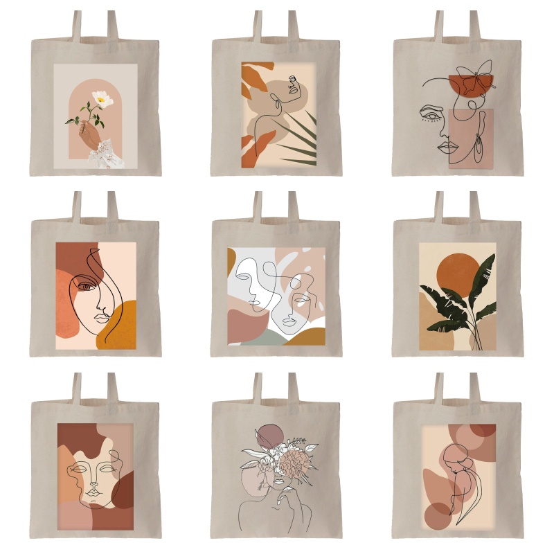 TOTE BAG (LINE ART DESIGN) | Shopee Philippines