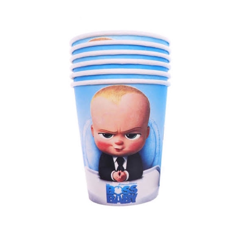Boss Baby Paper Cups by 10pcs Boss Baby Disposable tableware Boss Baby ...