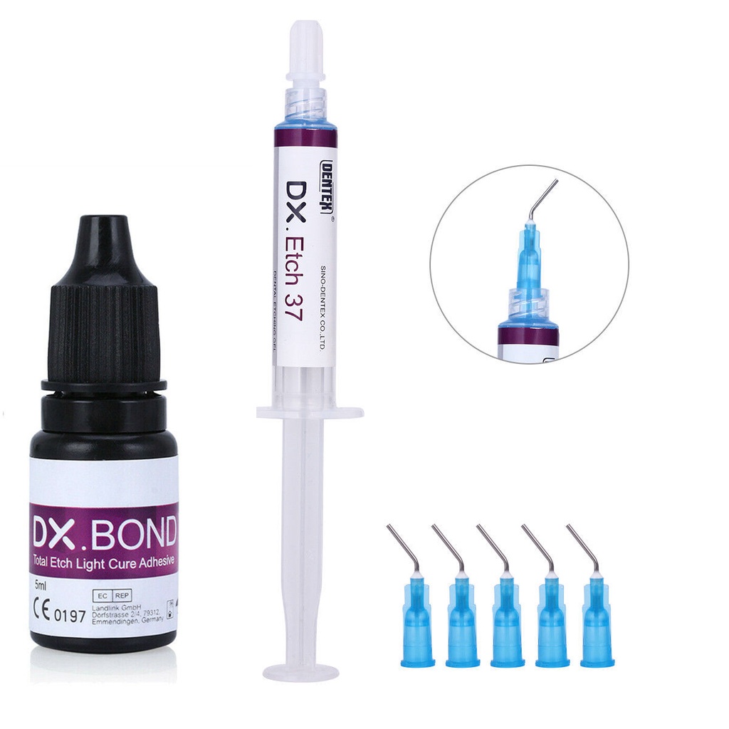 Dentex Dental Light Cure Bond Adhesive Composite Resin Bonding Agent Total Etch Dentin Enamel