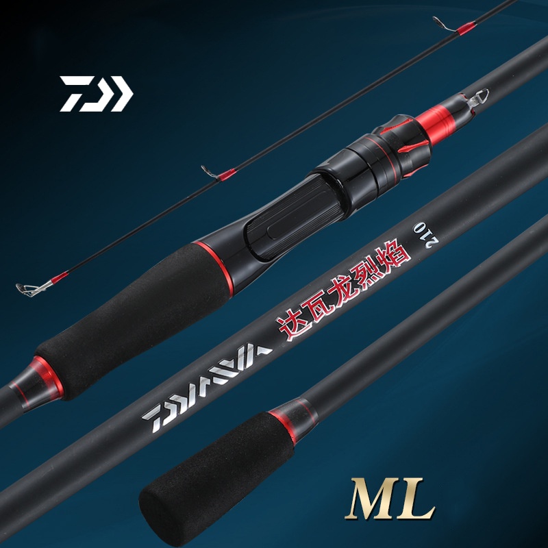 DAIWA 1.65m/1.8m Carbon Fishing Rod ML Power Rod Spinning Rod Casting Rod Ultralight Sea Fishing ...