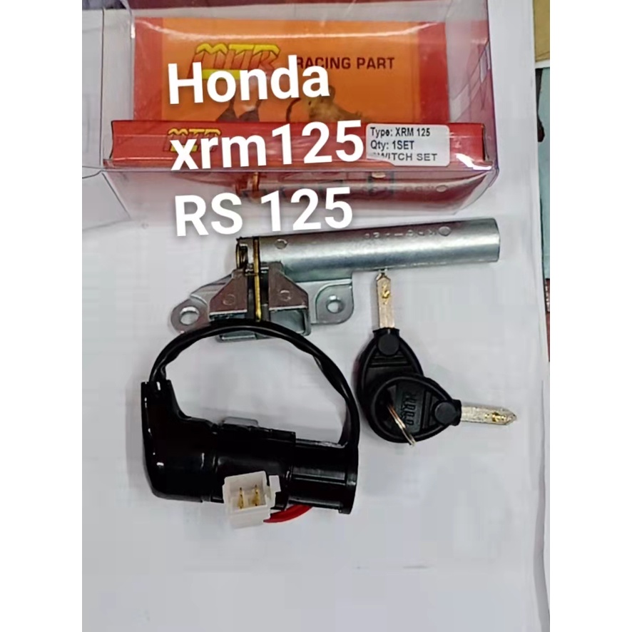 COD ANTI THEFT KEY SET XRM 125/RS125 MOTORCYCLE IGNITION SWITCH ...