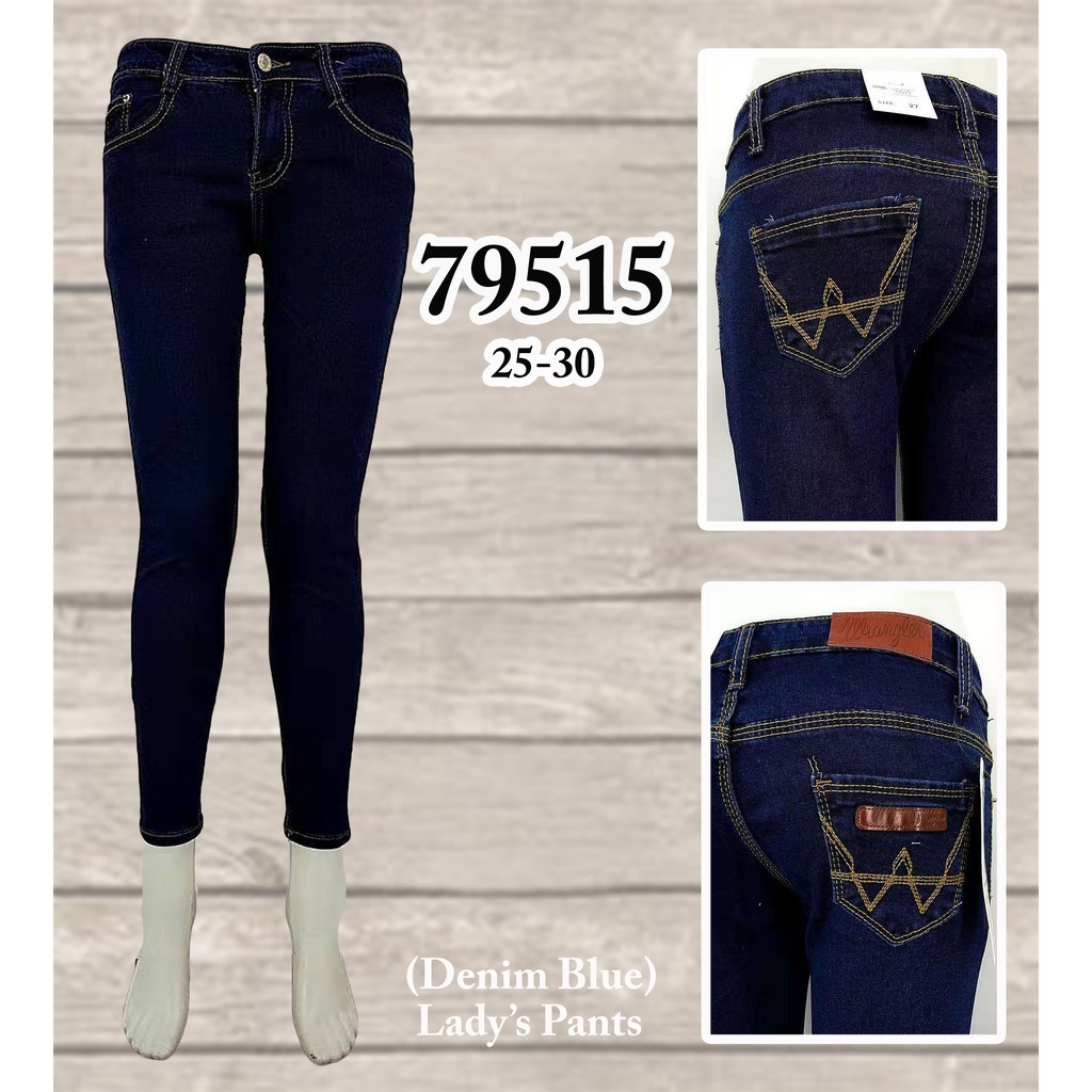 Wrangler Denim Blue Maong Jeans for Her(79515) | Shopee Philippines