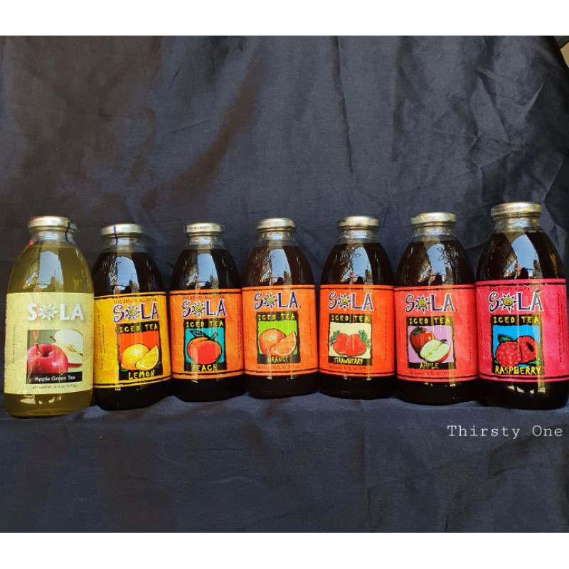 SOLA ICED TEA (glass bottle) *please read description | Shopee Philippines