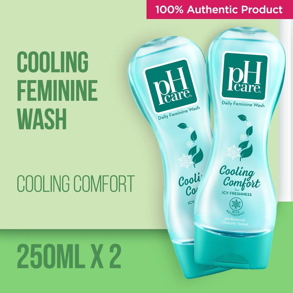 pH Care Daily Feminine Wash Cooling Comfort 250mL x 2 | Shopee Philippines