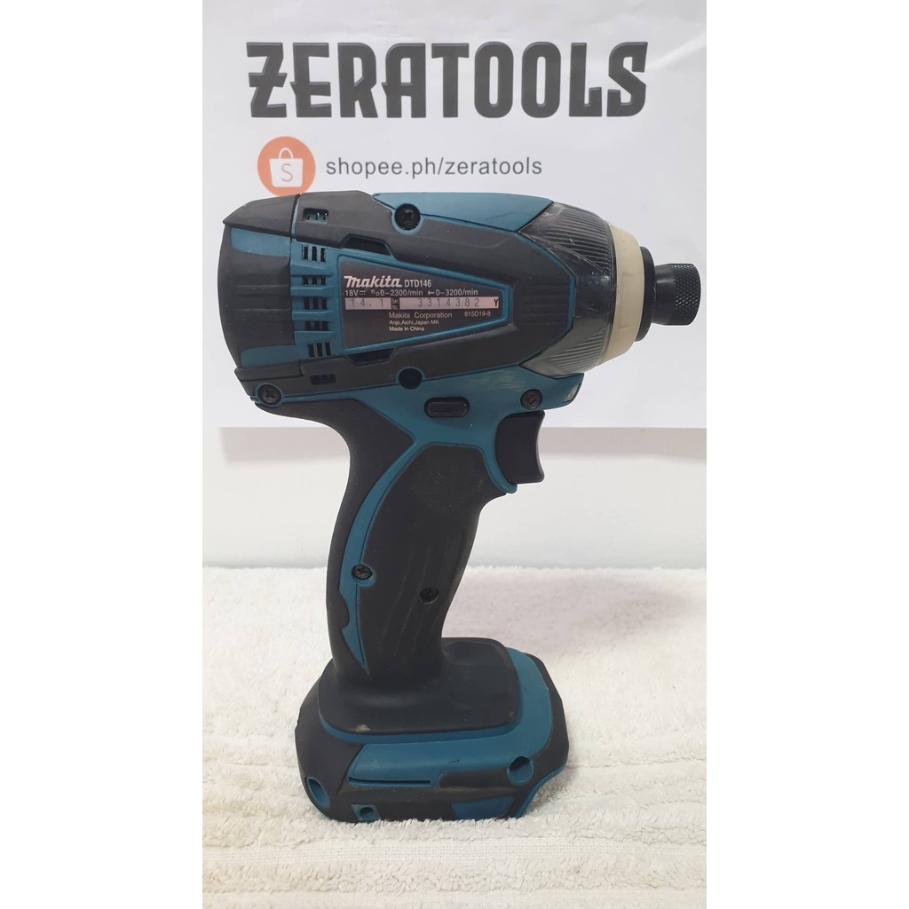Makita cordless impact driver 1/4 in , 18v dtd146 ( used) | Shopee ...