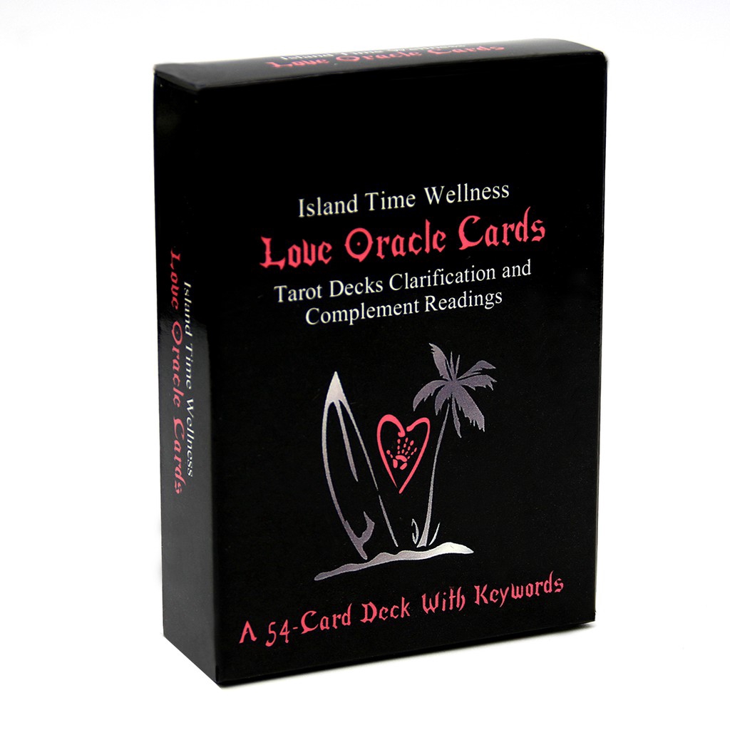54PCS Island Time Wellness Love Oracle Cards Tarot Decks Card ...