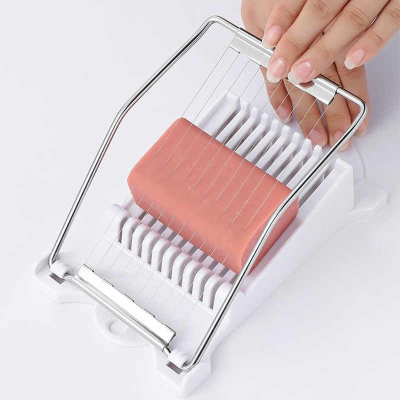 Ham Luncheon Meat Slicer Boiled Egg Fruit Slicer Soft Food Cheese Sushi ...